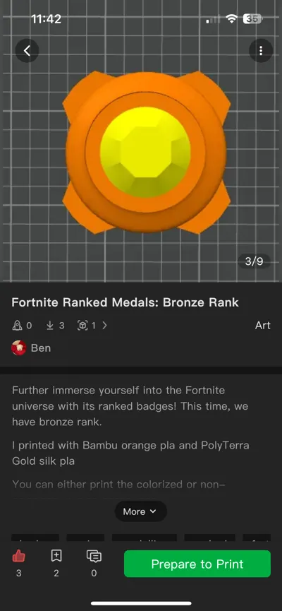 Champion Rank fortnite by Maxprints123 - MakerWorld