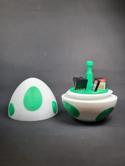 Yoshi Egg switch game holder MMU by planpa3d MakerWorld: Download Free 3D Models