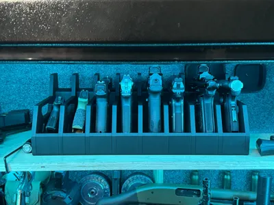 Modular pistol/gun rack (Glock, S&W, Sig, Ruger) by T.giovanzana ...