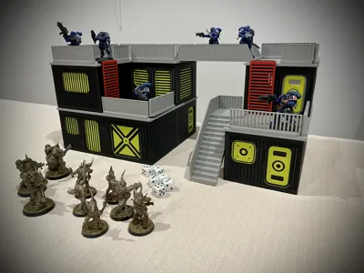 Modular Outpost Terrain by TerTerro MakerWorld: Download Free 3D Models