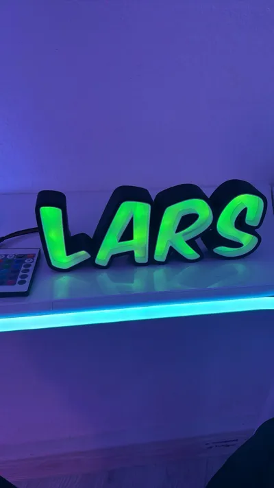 Led light sign letters (alphabet) by Milicjovan MakerWorld: Download Free 3D Models