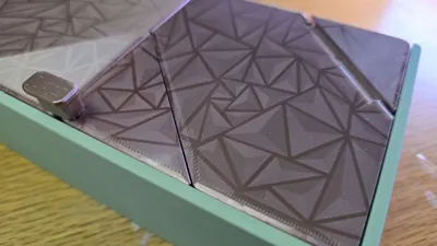Storage Box with origami folding lids. - Free 3D Print Model - MakerWorld