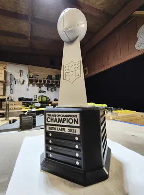 Fantasy Football Trophy w/ Magnetic Name Plates Remixed by Hight1 ...