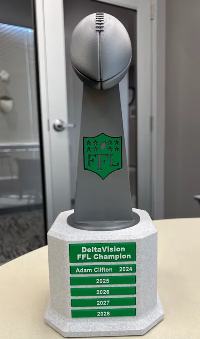 Fantasy Football Trophy w/ Magnetic Name Plates Remixed by Hight1 ...