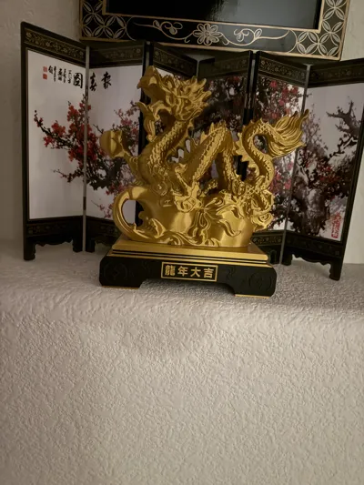 chinese dragon riding a gourd 龙年大吉 by DuDuBa MakerWorld: Download Free ...