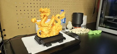 chinese dragon riding a gourd 龙年大吉 by DuDuBa MakerWorld: Download Free ...