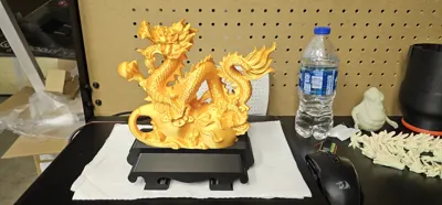 chinese dragon riding a gourd 龙年大吉 by DuDuBa MakerWorld: Download Free ...