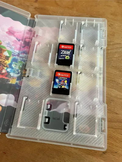 Nintendo Switch game box insert for extra cartridges by Emashi ...
