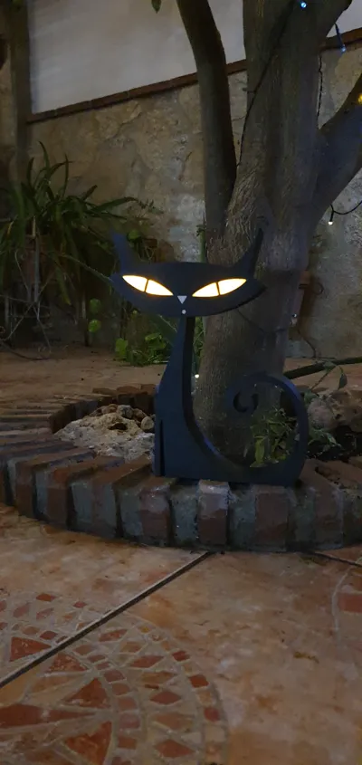 Atomic Cat from Hell Lamp Halloween by Black Glovz MakerWorld: Download ...