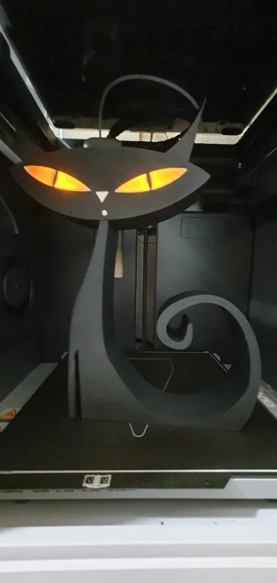 Atomic Cat from Hell Lamp Halloween by Black Glovz MakerWorld: Download ...