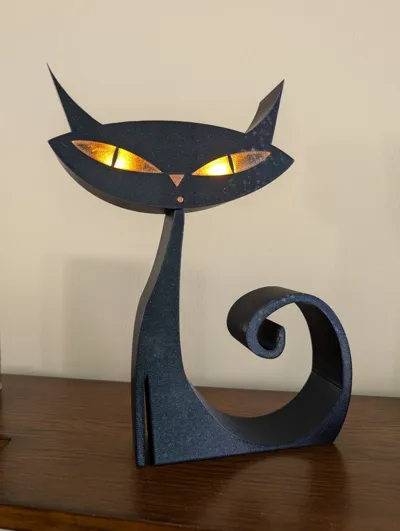 Atomic Cat from Hell Lamp Halloween by Black Glovz MakerWorld: Download ...