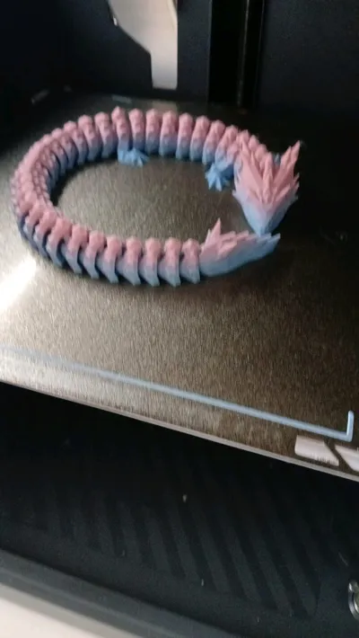 Articulated crystal dragon v2 (fixed) Remixed by Molodos MakerWorld: Download Free 3D Models