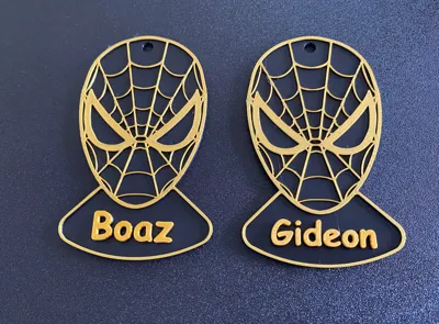 Spiderman Name Tag by BEAMink - MakerWorld