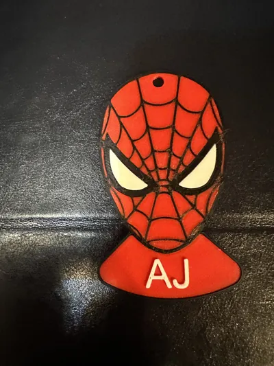 Spiderman Name Tag by BEAMink - MakerWorld