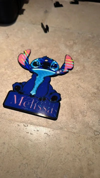 Stitch Name Tag by BEAMink - MakerWorld