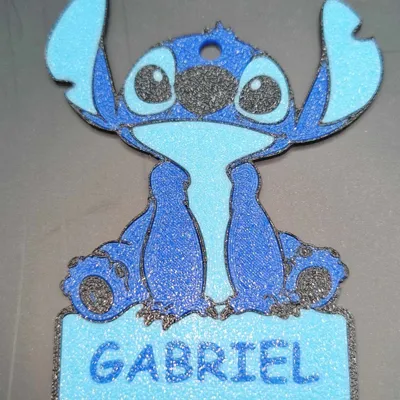 Stitch Name Tag by BEAMink - MakerWorld
