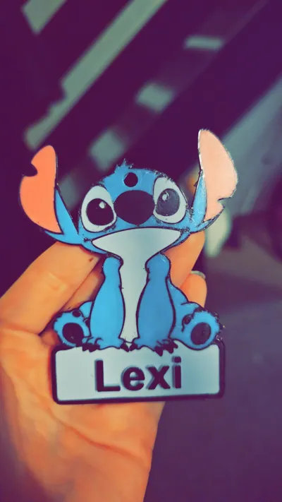 Stitch Name Tag by BEAMink - MakerWorld