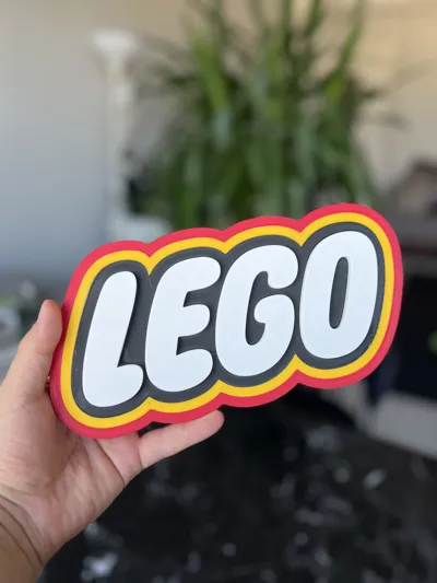 legos Sign wall art by 3DeepPrinting - MakerWorld