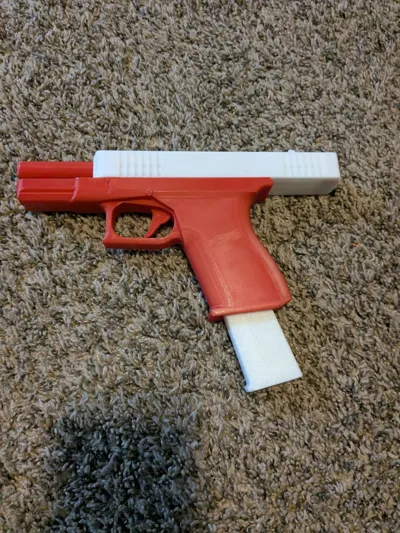 Glock 19 Gen 5 V2 With Slide Free 3d Print Model Makerworld