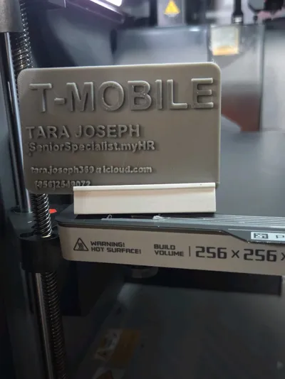 Business Card - my sign maker - Free 3D Print Model - MakerWorld