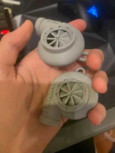 Spinning Turbo Keychain Whistle by DjangoCashflowMakerWorld: Download Free 3D Models