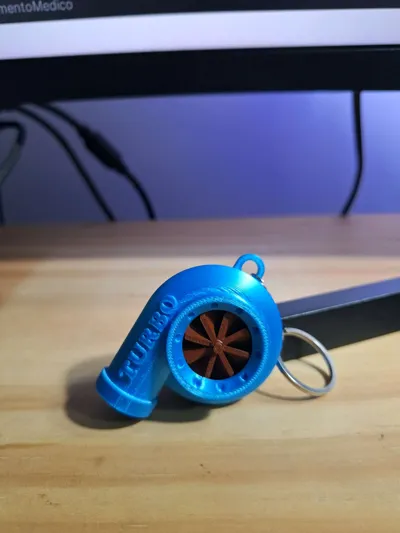 Spinning Turbo Keychain Whistle by DjangoCashflow MakerWorld: Download ...