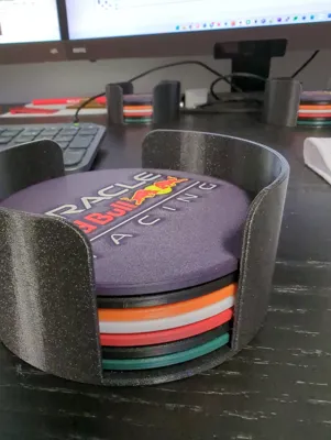 F1 Team Coasters 2024 by Jag_CDN MakerWorld: Download Free 3D Models