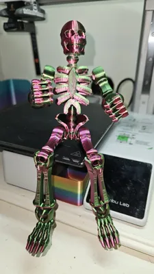 fully articulated skeleton by Captain_May - MakerWorld