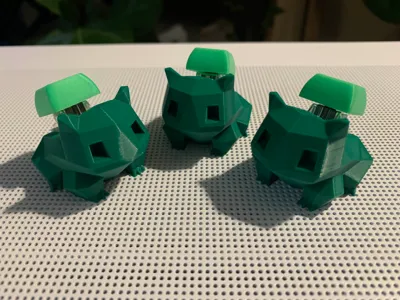 Bulbasaur Fidget Clicker with Keyboard Switch by Azylmarillion ...