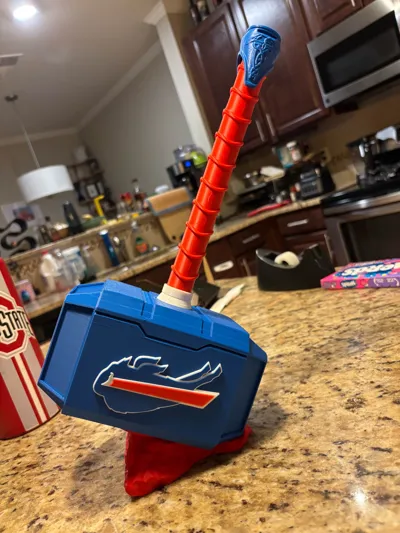 Buffalo Bills Thors Hammer Remixed by Cosmic Prints MakerWorld ...
