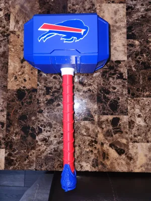 Buffalo Bills Thors Hammer Remixed by Cosmic Prints - MakerWorld