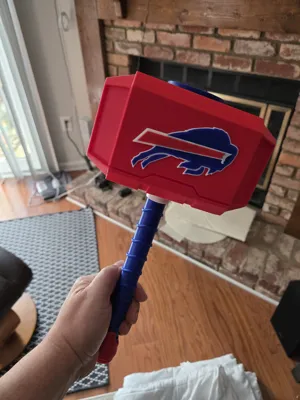 Buffalo Bills Thors Hammer Remixed by Cosmic Prints MakerWorld ...