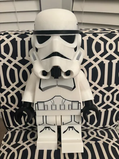 650% Brick Stormtrooper - Free 3D Print Model - MakerWorld