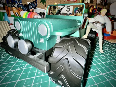 WILLYS JEEP - Model kit - Free 3D Print Model - MakerWorld