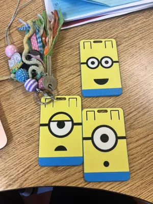 Minions ID card/badge holder Remixed by Valeria Momo & Mattia ...