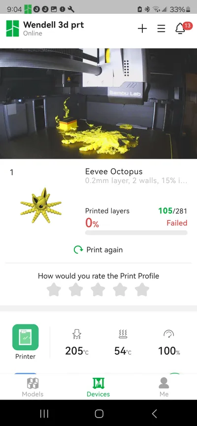 Eevee Octopus by Geek Genius Collective - MakerWorld