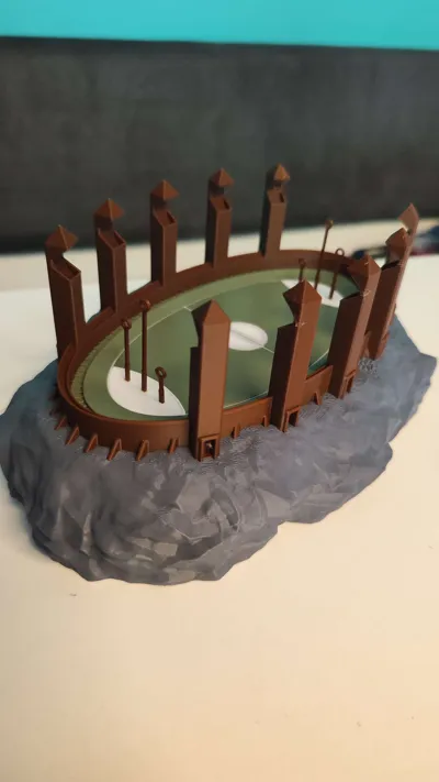 QUIDDITCH PITCH FROM HARRY POTTER - Free 3D Print Model - MakerWorld