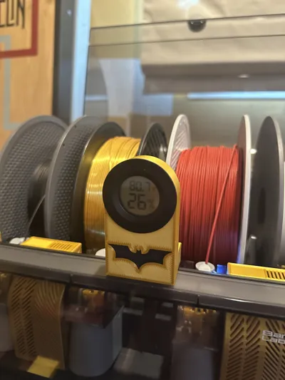 Bambu Lab AMS Hygrometer / Thermometer Stand - Free 3D Print Model ...