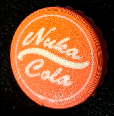 Nuka-Cola Bottle Cap (from Fallout) by blecheimer MakerWorld: Download ...