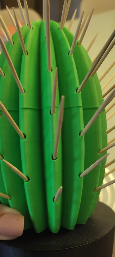 Cactus Toothpick Holder - Free 3D Print Model - MakerWorld