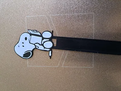 Snoopy Bookmark by Alfred Wayne MakerWorld: Download Free 3D Models