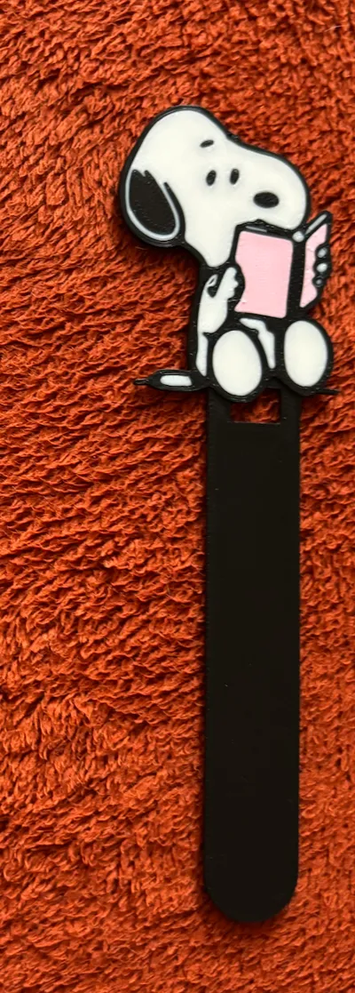 Snoopy Bookmark by Alfred Wayne MakerWorld: Download Free 3D Models