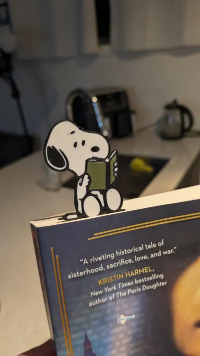Snoopy Bookmark by Alfred Wayne MakerWorld: Download Free 3D Models