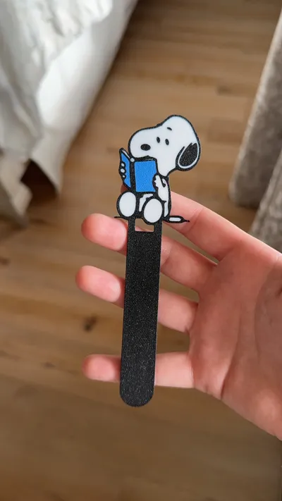 Snoopy Bookmark by Alfred Wayne MakerWorld: Download Free 3D Models