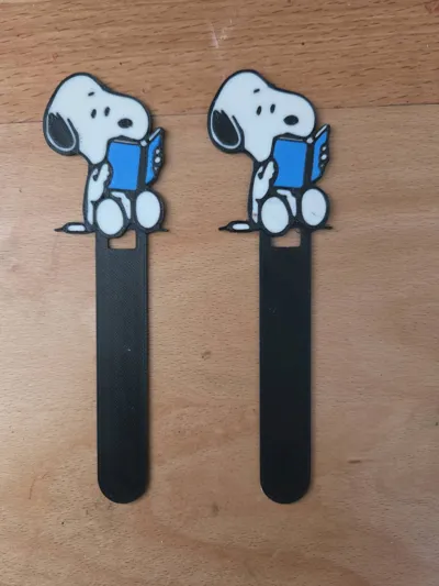 Snoopy Bookmark by Alfred Wayne MakerWorld: Download Free 3D Models