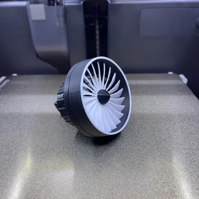 Turbofan aroma diffuser - Car vent mini Jet engine by CasaPrint3D ...