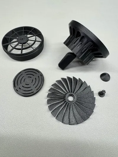 Turbofan aroma diffuser - Car vent mini Jet engine - Free 3D Print ...