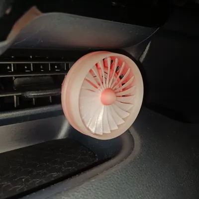 Turbofan aroma diffuser - Car vent mini Jet engine by CasaPrint3D ...