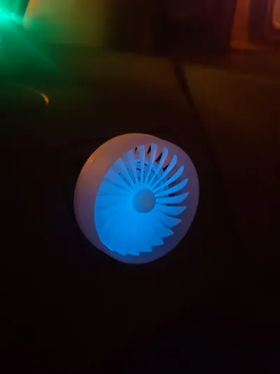 Turbofan aroma diffuser - Car vent mini Jet engine by CasaPrint3D ...