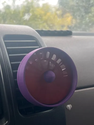 Turbofan aroma diffuser - Car vent mini Jet engine by CasaPrint3D ...